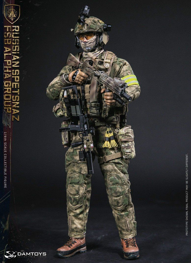 DAM 78047A-1/6 RUSSIAN SPETSNAZ FSB ALPHA GROUP (LUXURY VERSION ...