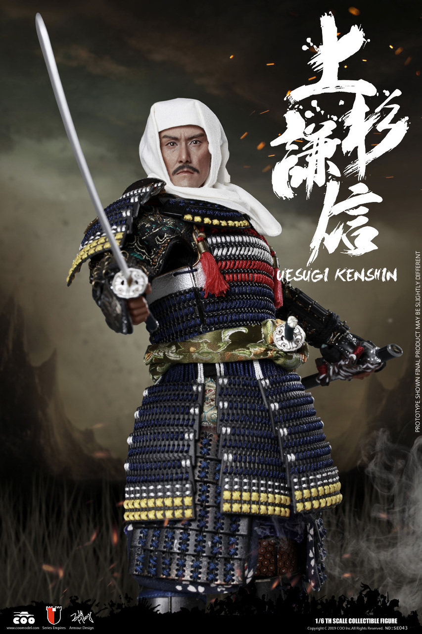 COO-SE043 COO Model 1/6 Uesugi Kenshin, The Dragon of Echigo Standrad ...