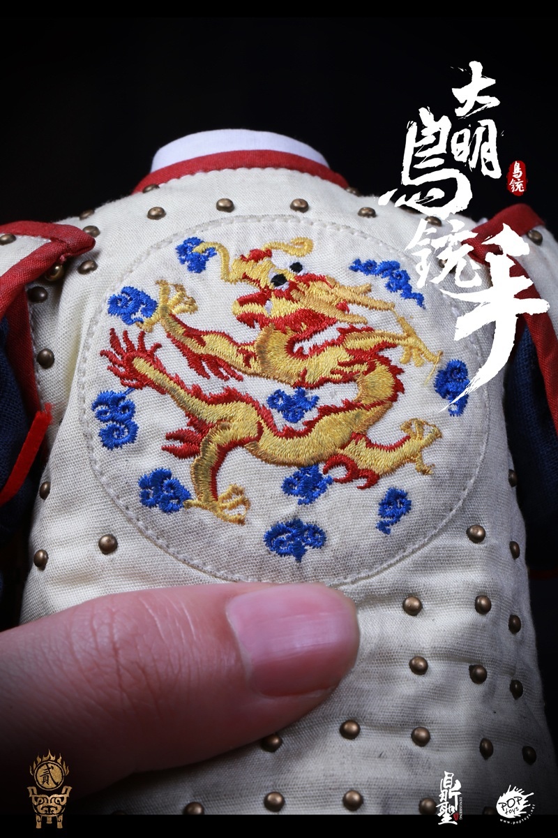 POP-DS002B DINGSHENG TOYS×POPTOYS 1/6 Ming Dynasty Musketeer White ...