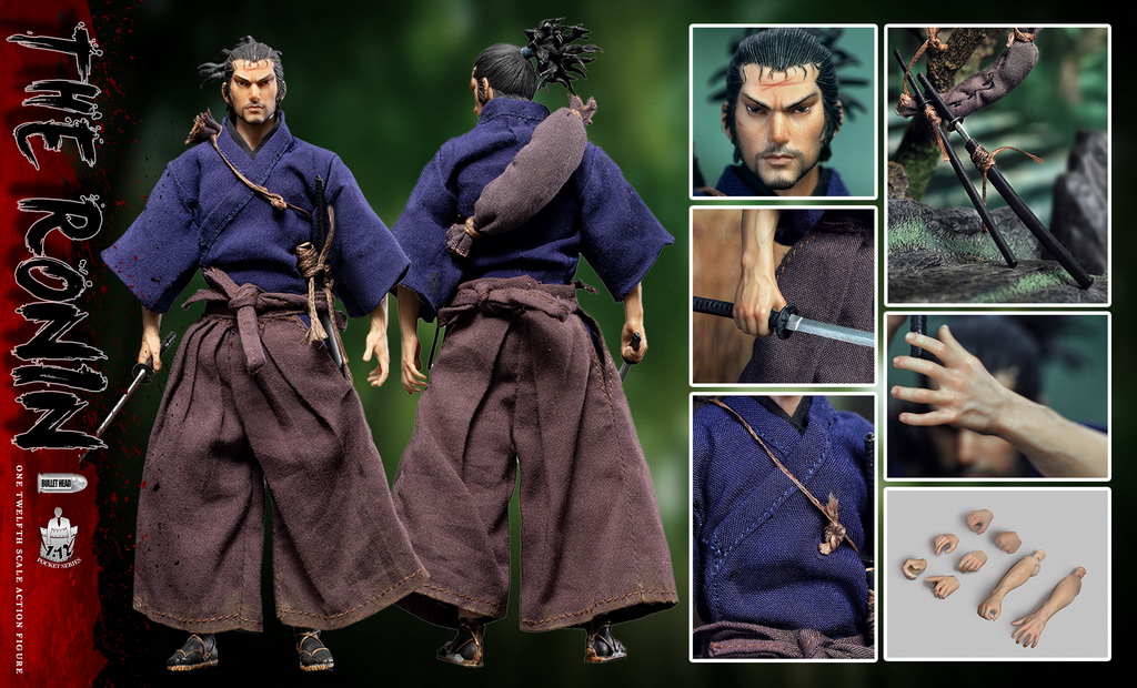 BH007 Bullet Head 1/12 "The Ronin" - ToysFanatic