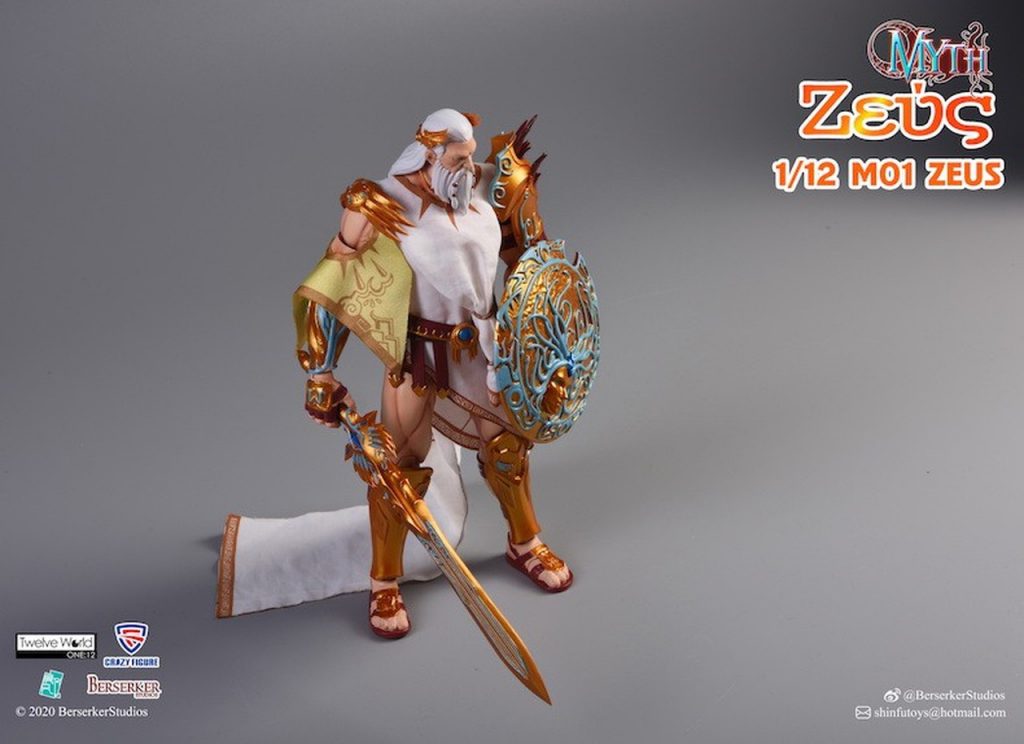 MW-001 Morrowind 1/12 Gods of All Nations "Zeus" Action Figure ...