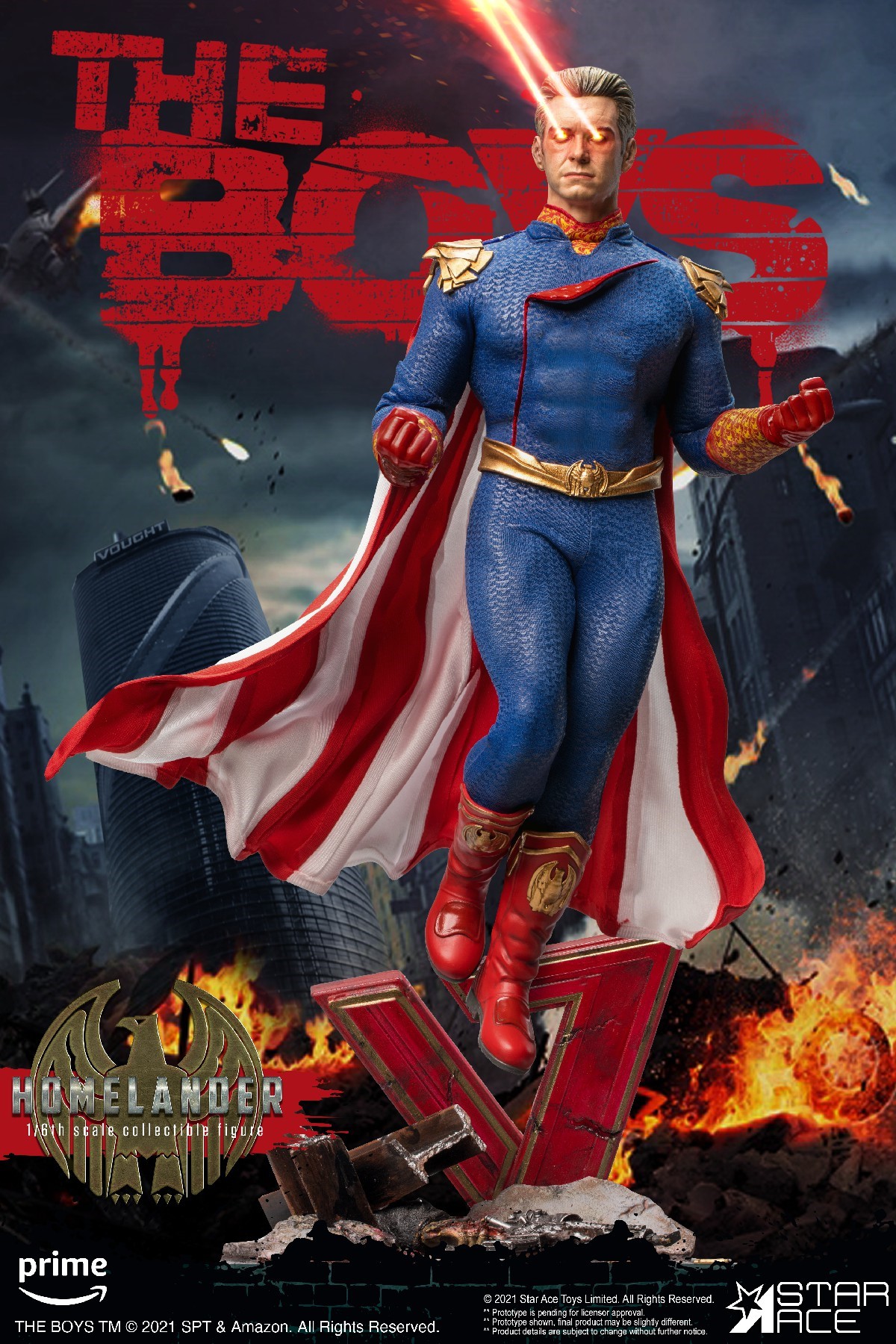 SA0106 Star Ace 1/6 Movie-The Boys "Homelander" (Deluxe ver.) - ToysFanatic